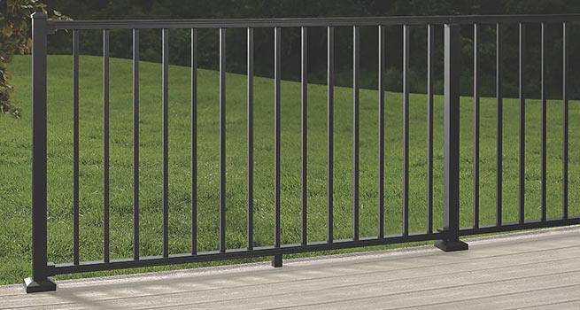 Metal Deck Railing | Aluminum Deck Railing Systems